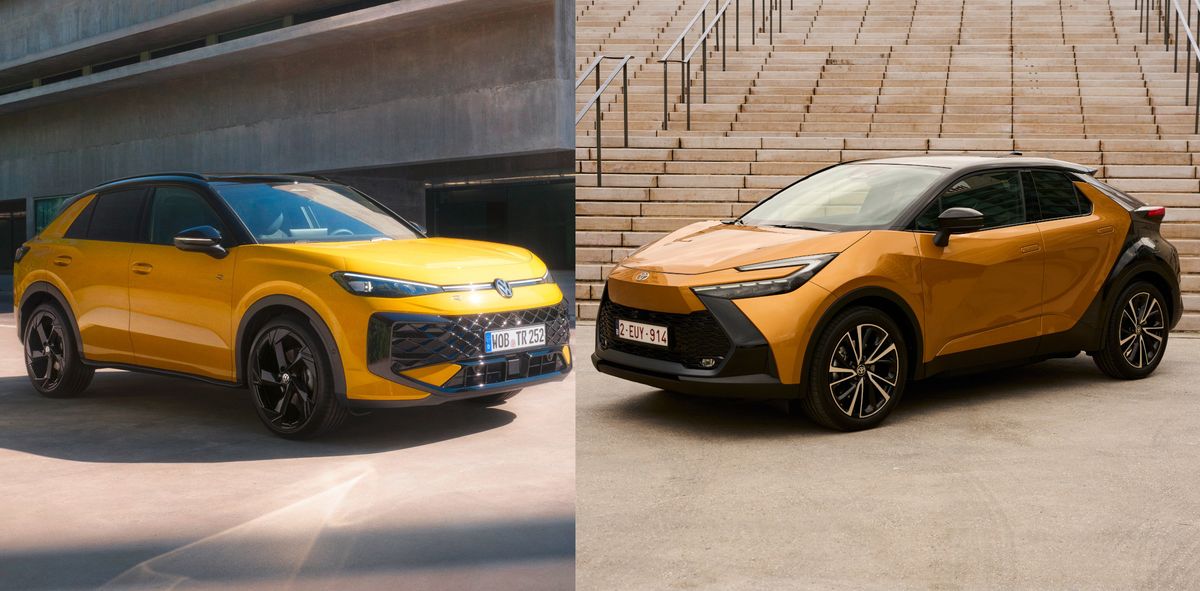 Volkswagen T-Roc vs Toyota C-HR, crossover a confronto: versioni e ...