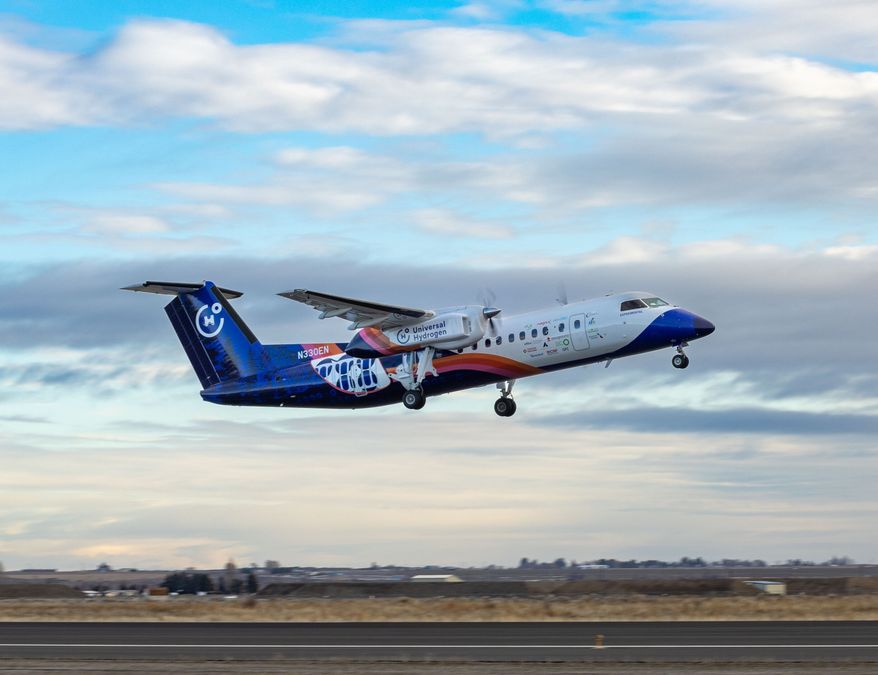 Universal Hydrogen: primo test di volo con un ATR 72 dotato di un ...