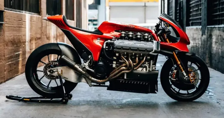 HF355: la moto con il V8 Ferrari venduta a oltre mezzo milione di ...