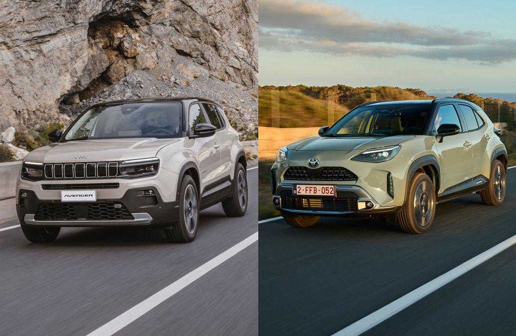 Jeep Avenger vs Toyota Yaris Cross, B-SUV best seller a confronto ...
