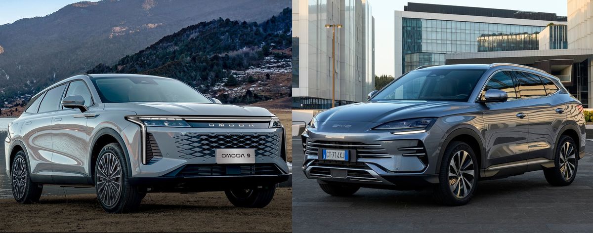 Omoda 9 vs BYD Seal U, confronto tra SUV super ibridi: caratteristiche ...